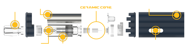 Ceramic Core Empty Disposable Vapes | RAE Vapes